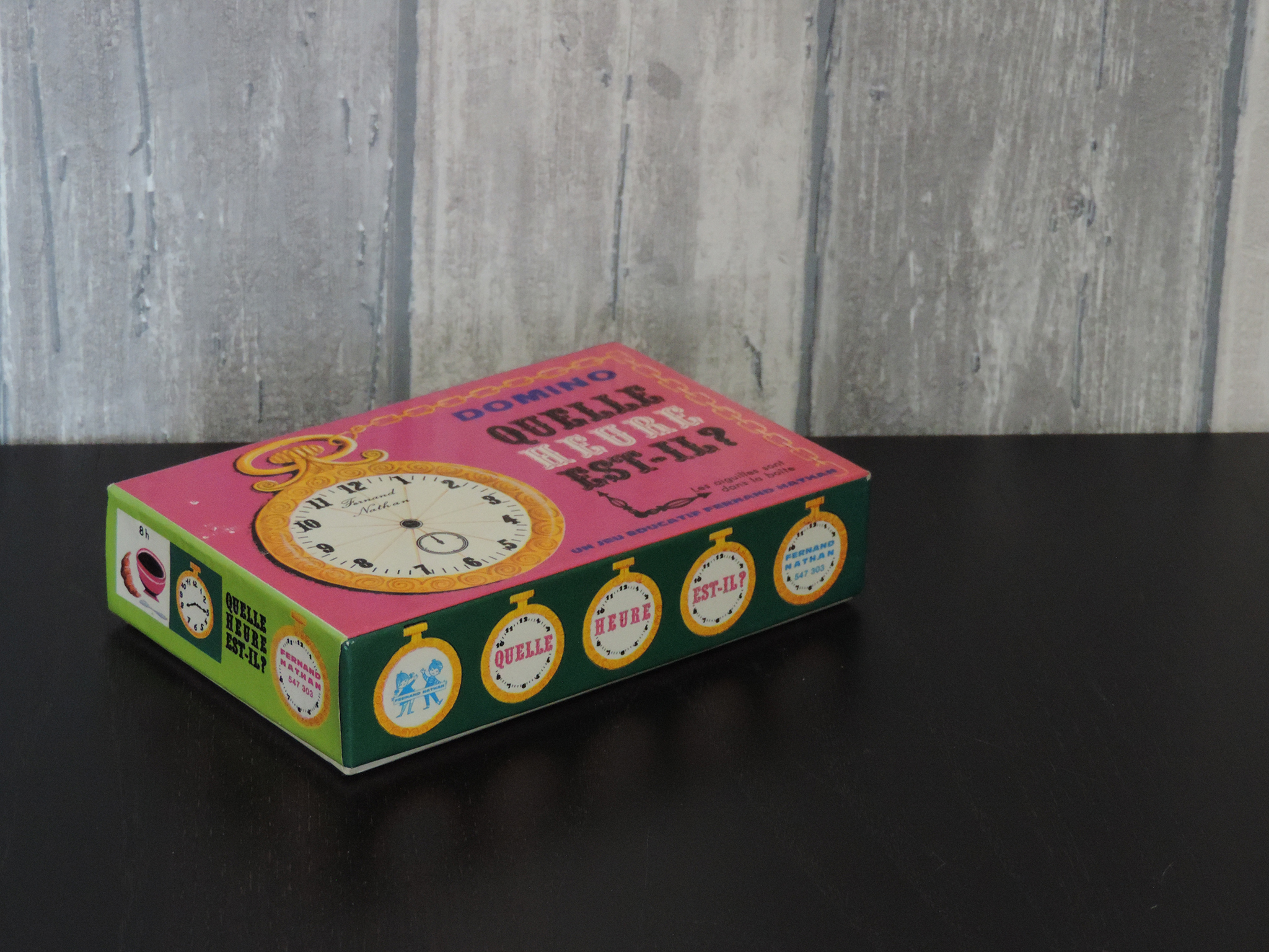 Domino Quelle heure est-il ? Fernand Nathan - Grenier d'enfance