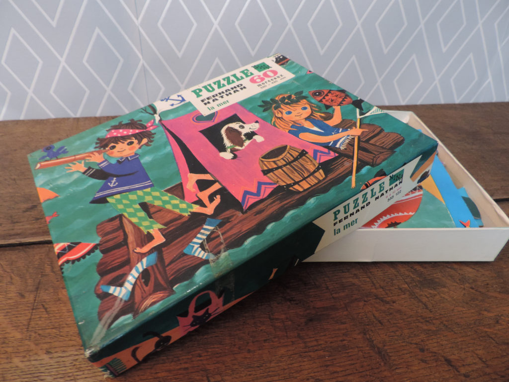 Puzzle la mer Fernand Nathan - Grenier d'enfance