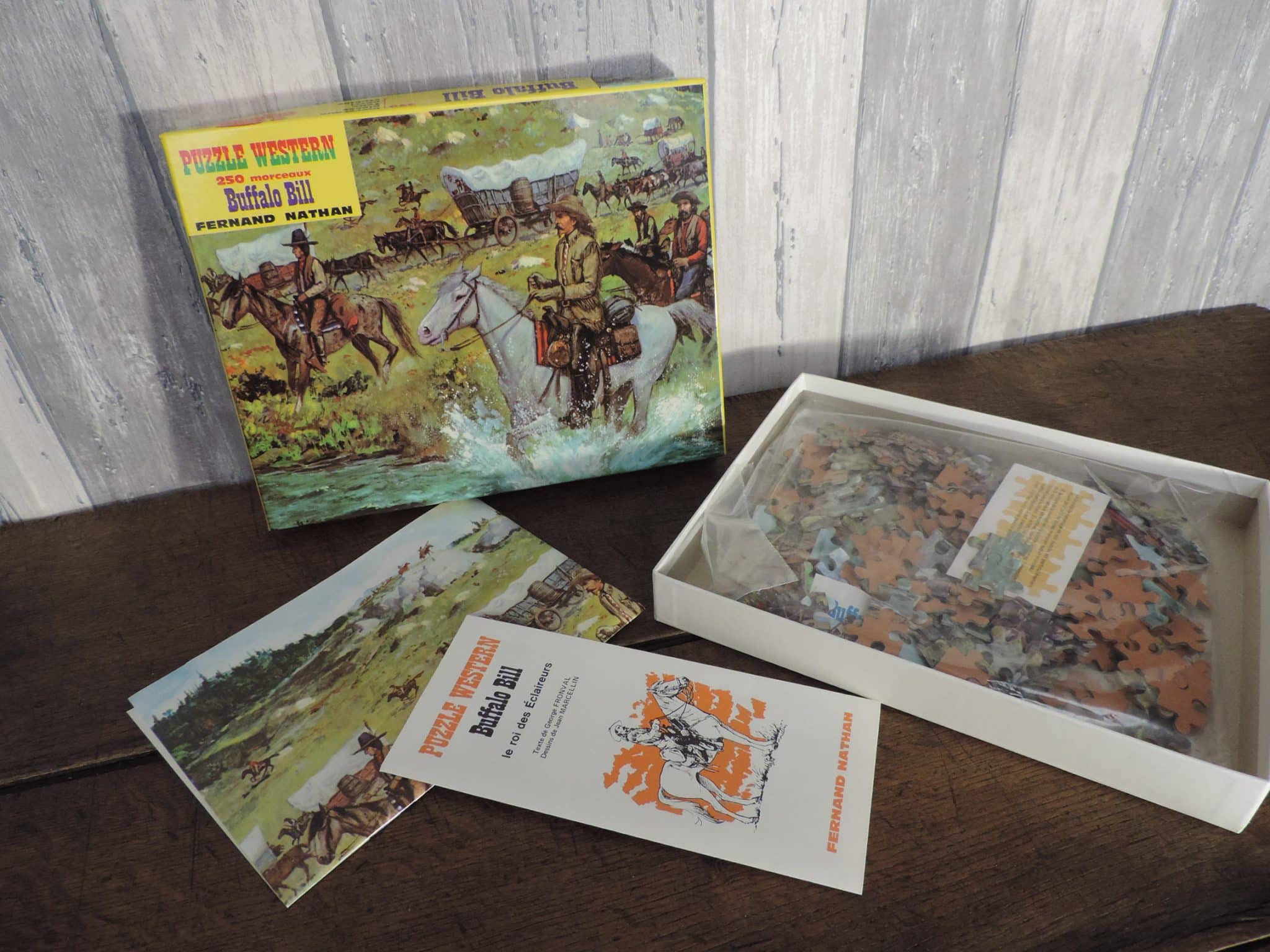 Puzzle Western – Buffalo Bill - Fernand Nathan - Grenier d'enfance