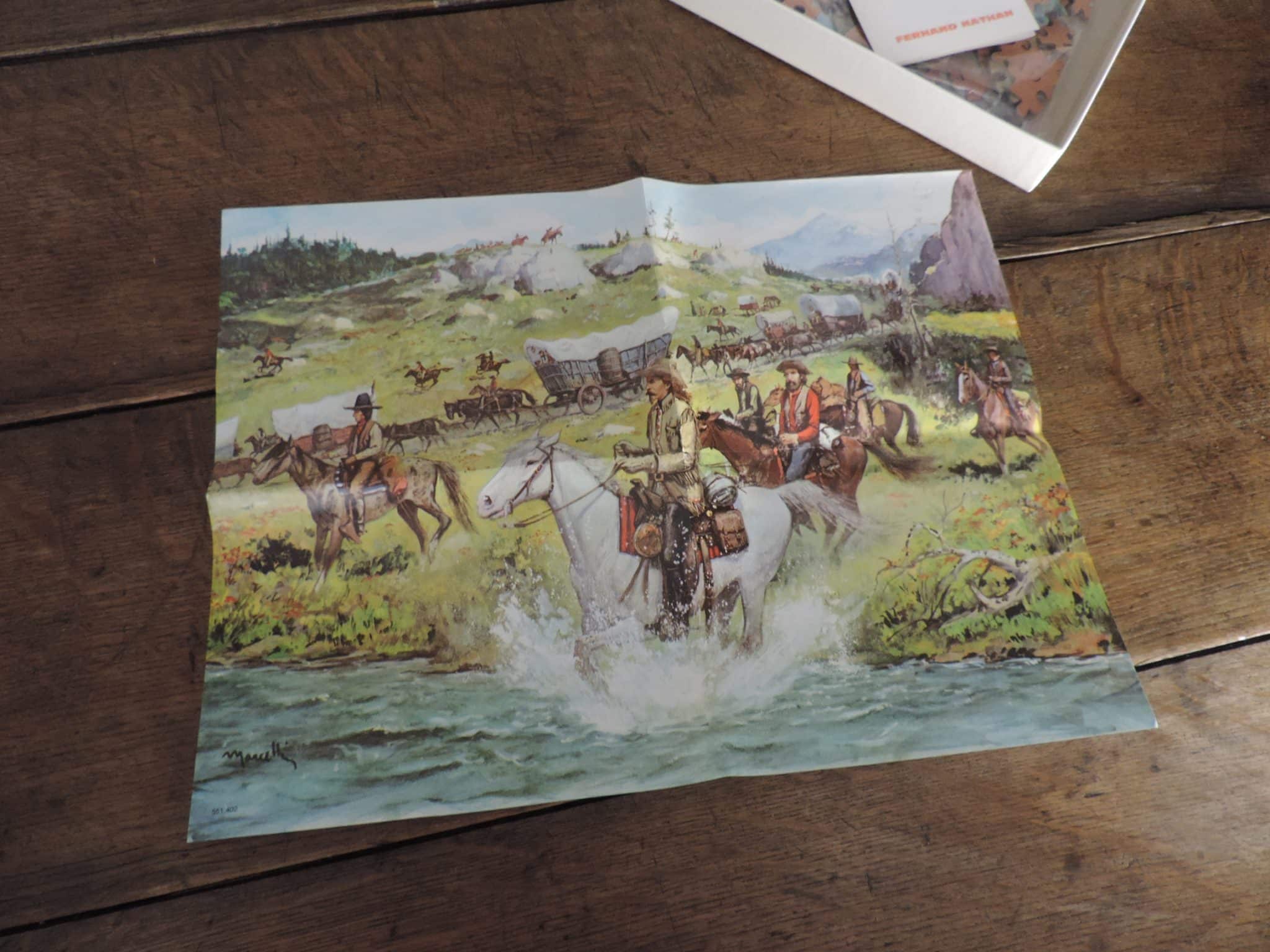 Puzzle Western – Buffalo Bill - Fernand Nathan - Grenier d'enfance