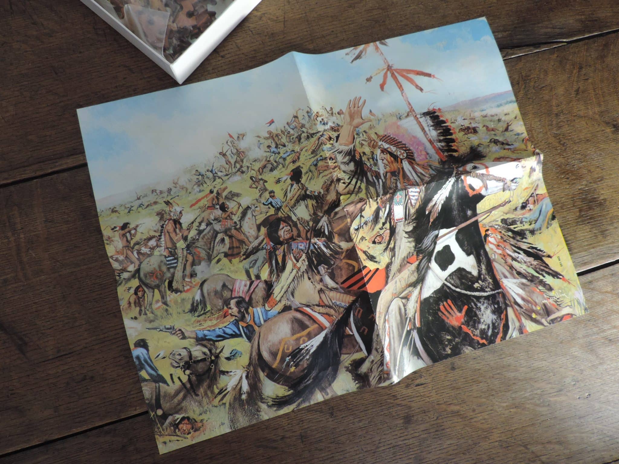 Puzzle Western - Crazy Horse - Fernand Nathan - Grenier d'enfance