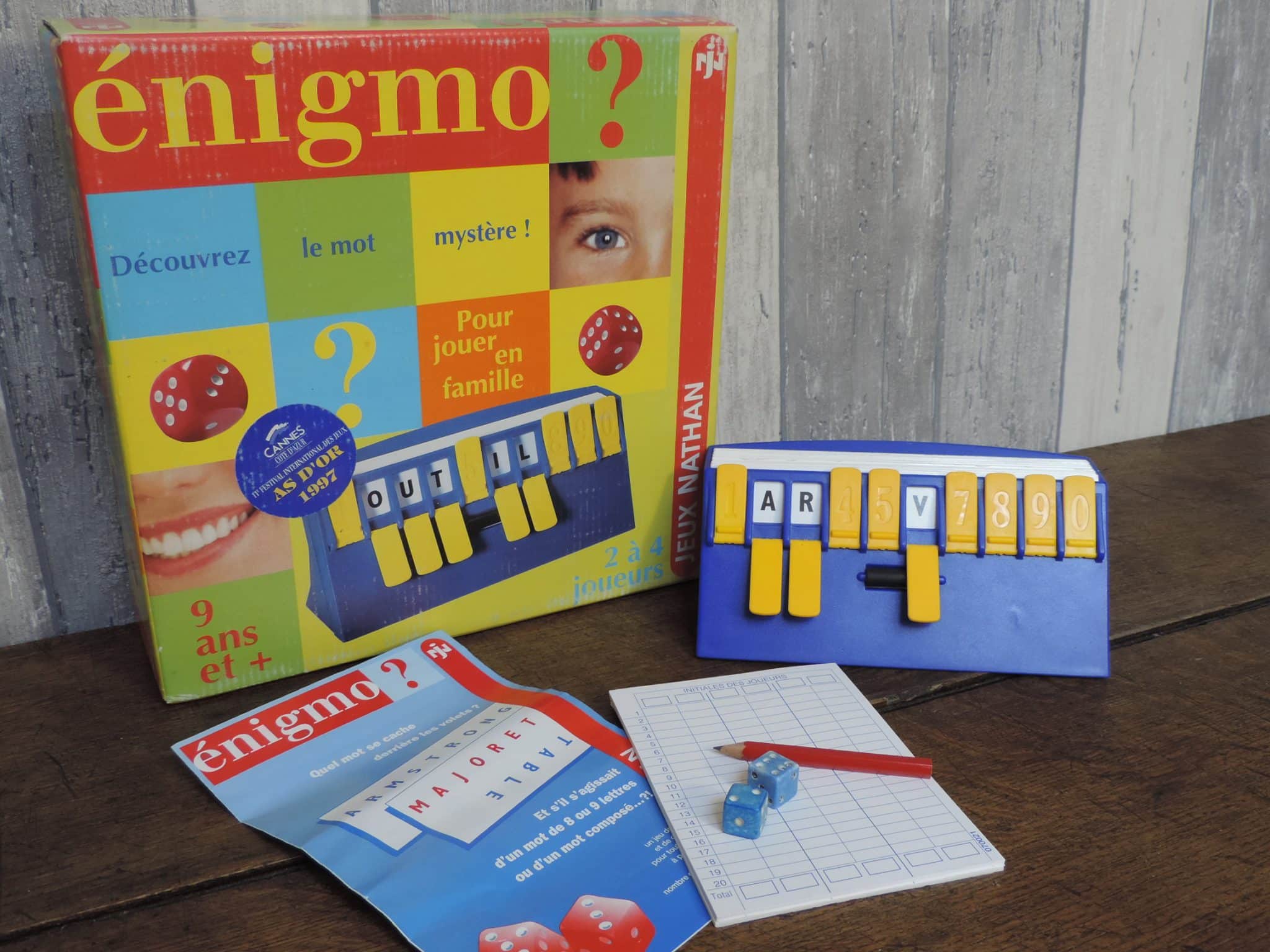 Enigmo ? Jeux Nathan - Grenier d'enfance