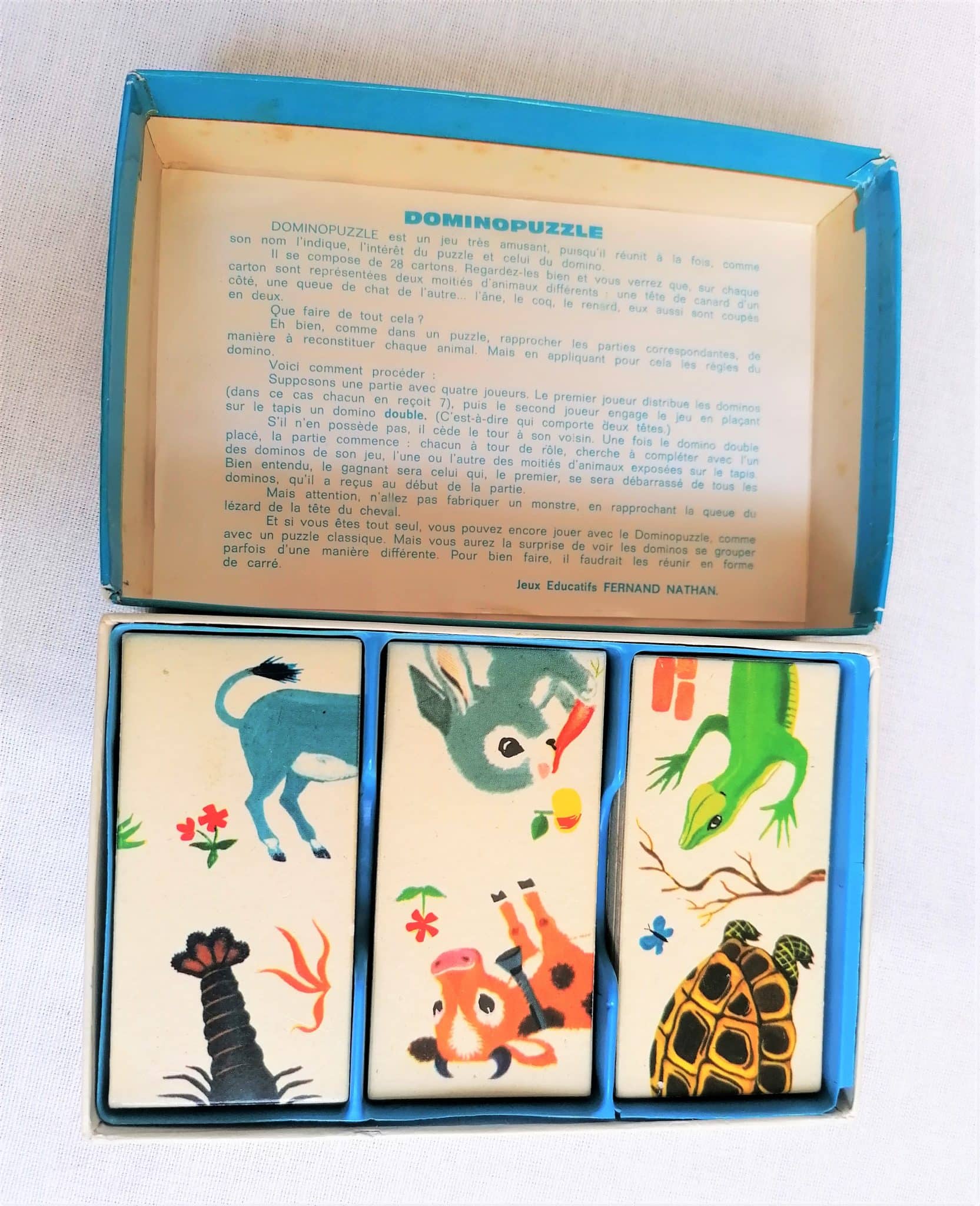 Domino Puzzle des animaux Fernand Nathan - Grenier d'enfance
