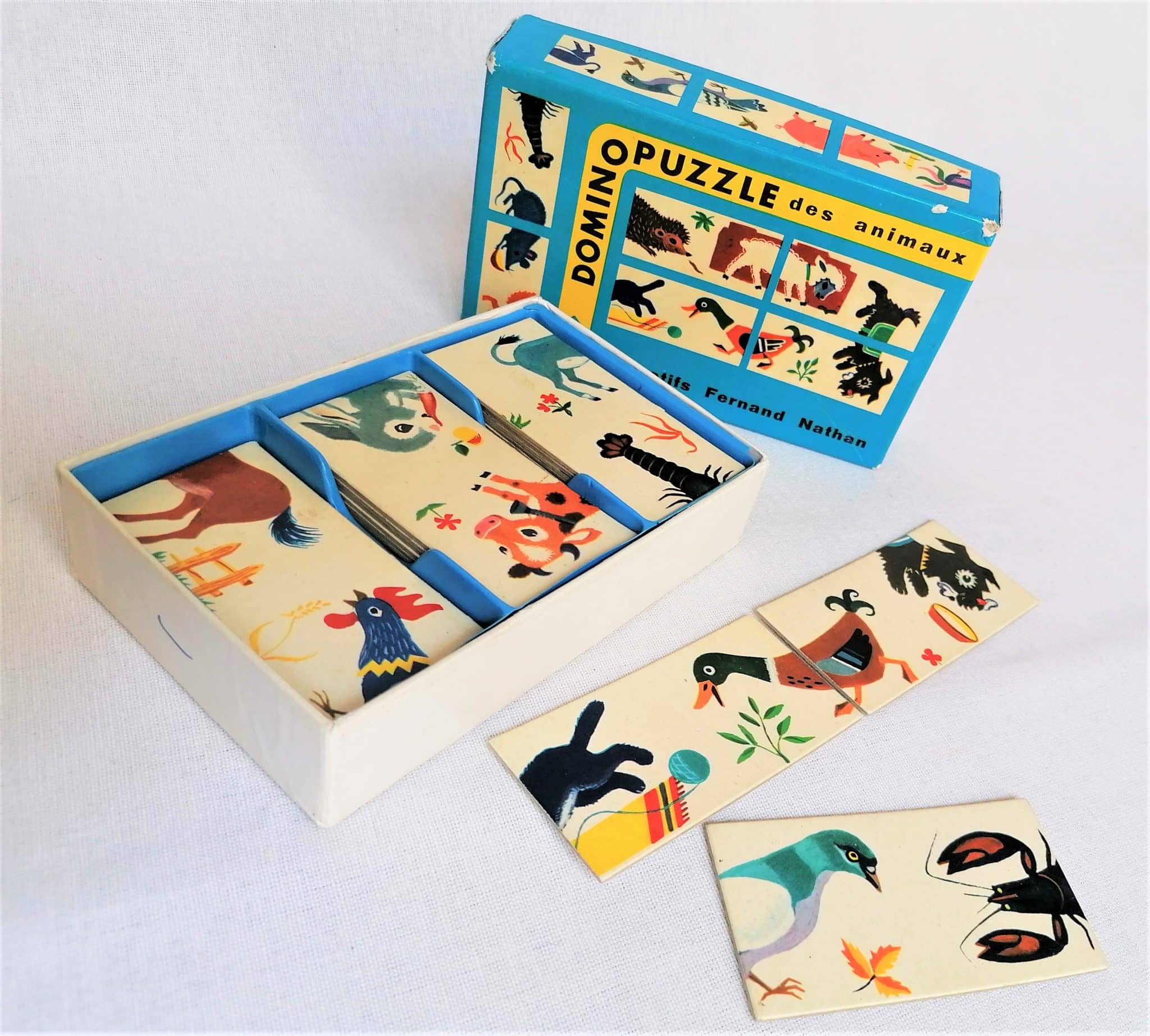 Domino Puzzle des animaux Fernand Nathan - Grenier d'enfance