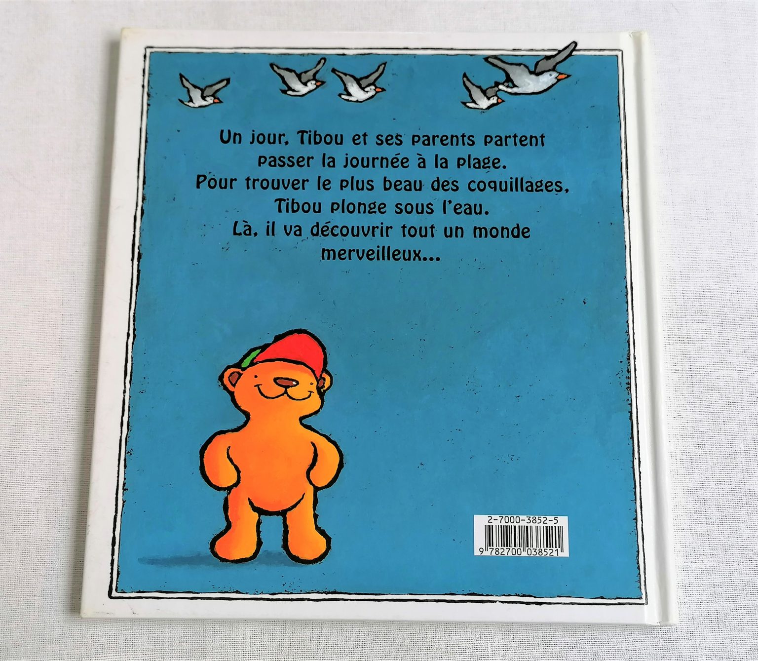 Tibou à la plage - Grenier d'enfance