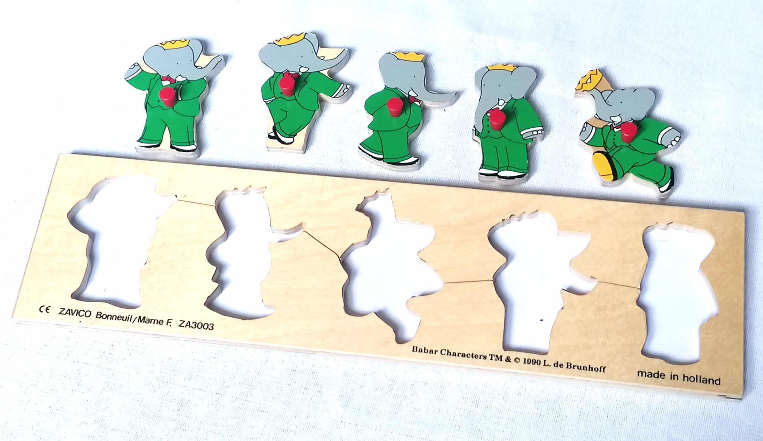 Puzzle Babar Zavico - Grenier d'enfance